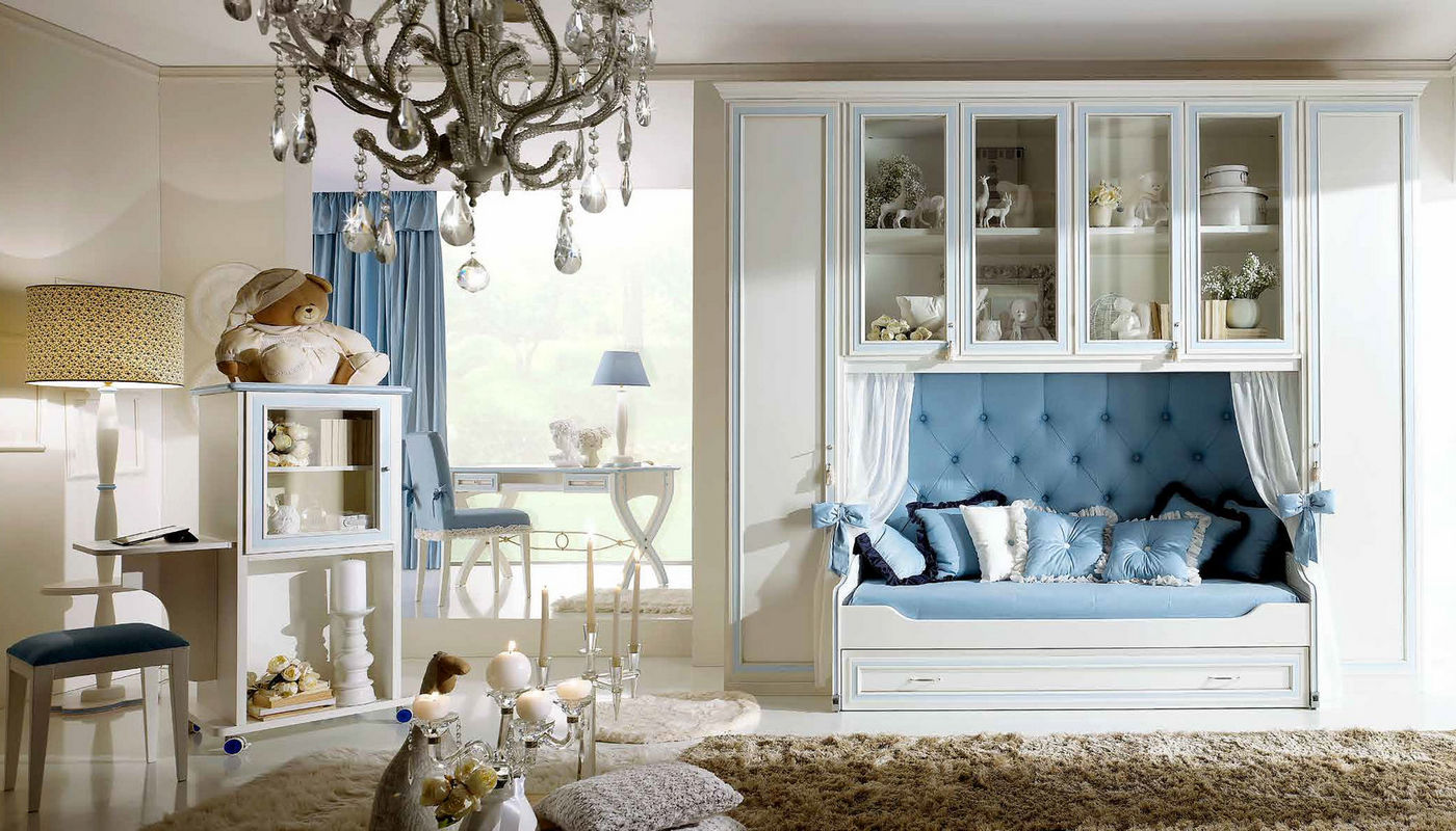 Camere per ragazzi - Letti e arredamento in legno massello e stile country